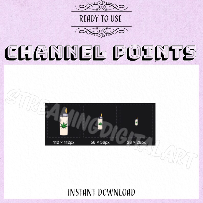 420 Channel Point Image Set | Weed Emotes & Sub Badges | Grinder, Bud ...