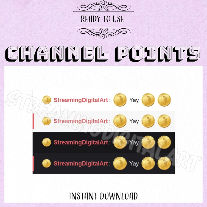 Gold Coin With Ghost Holding a Cat Emote Cute Twitch Emote & Channel ...