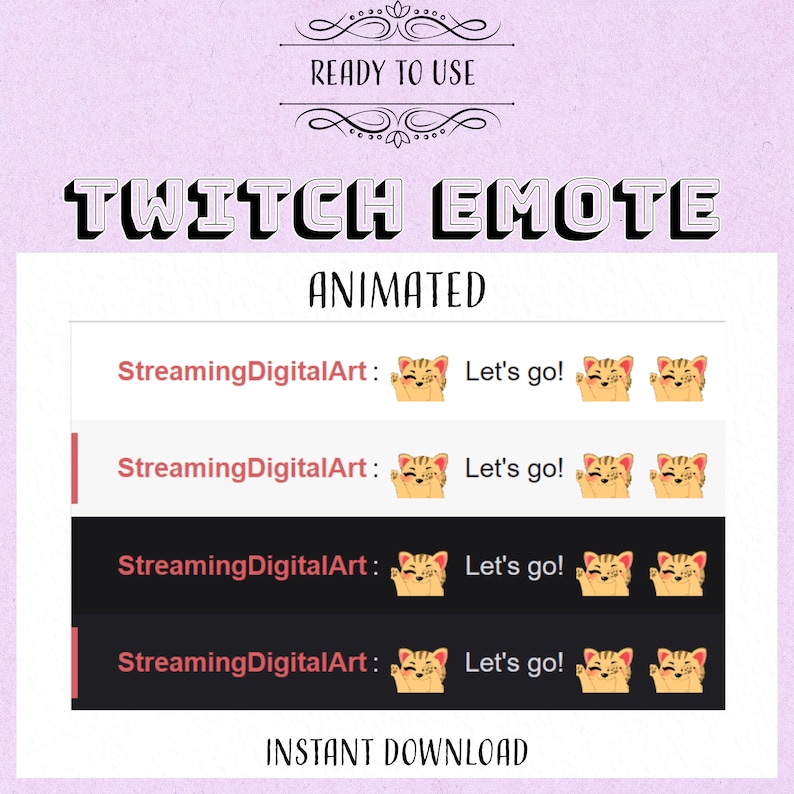 Animated Orange Cat Wave Dance Emote | Twitch & Discord GIF Emote ...