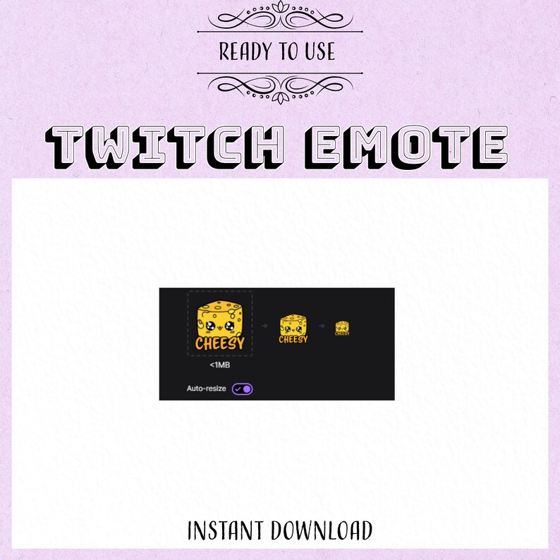 Cheesy Emote - 256x256 PNG for Twitch - Add a Dash of Whimsy With ...