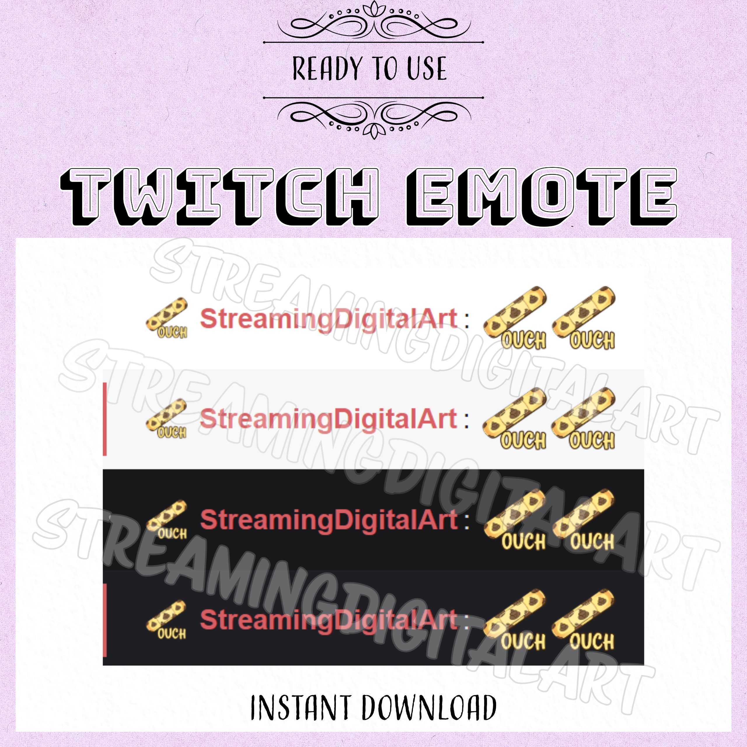 Ouch! Poop Emoji Bandaid Twitch Emote - 28x28, 56x56, 112x112, 256x256 ...