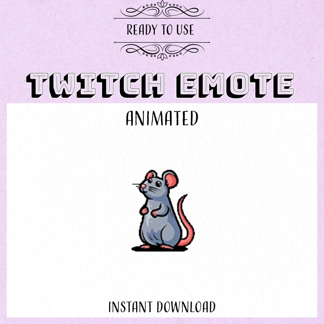Dancing Rat Animated Emote GIF Pack - 4 Sizes for Twitch & Beyond ...