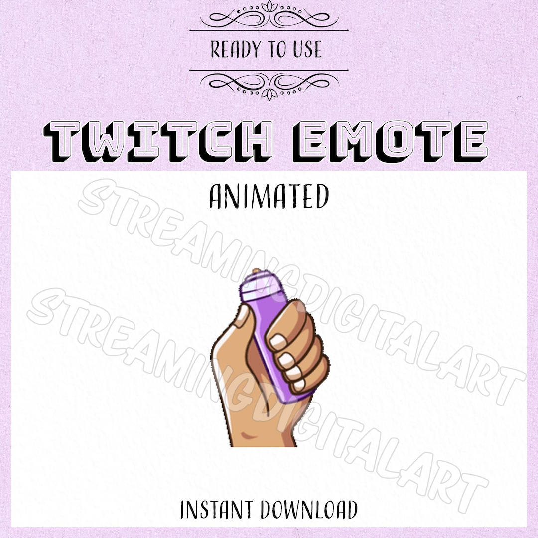 Animated Purple Lighter Twitch Emote | Lit GIF - Etsy