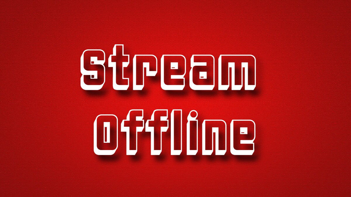 Red 30 Twitch Panels Free Stream Offline Video Player Banner Instant ...