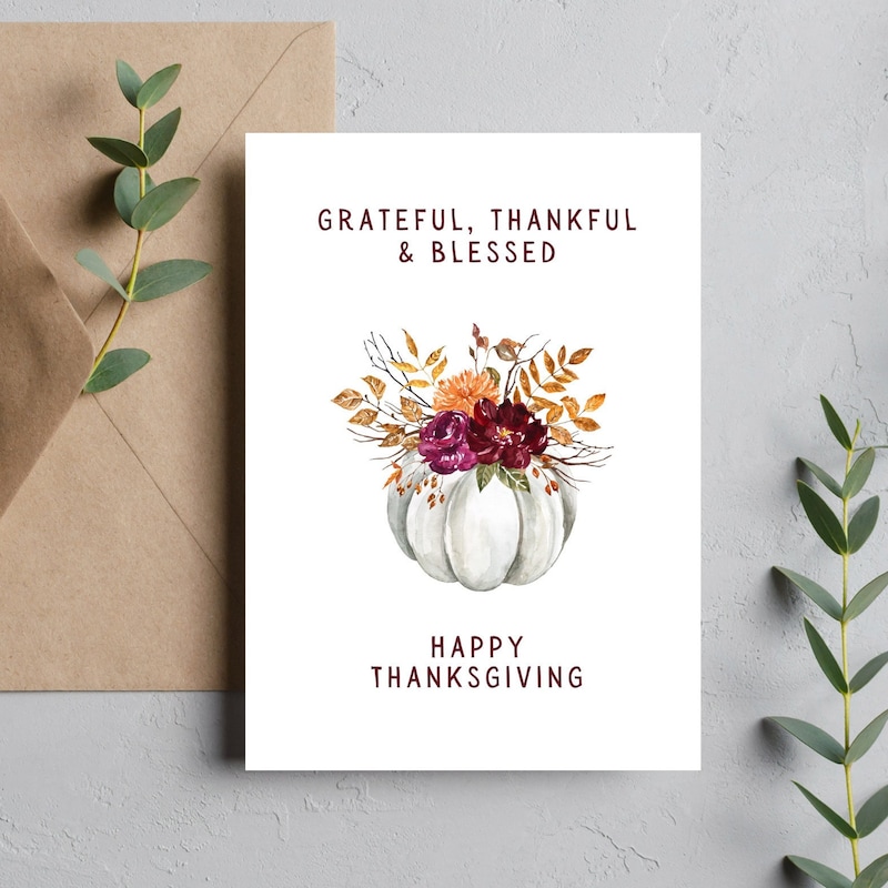 Thanksgiving Cards - Etsy