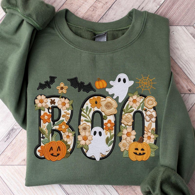 Embroidered Sweater - Etsy