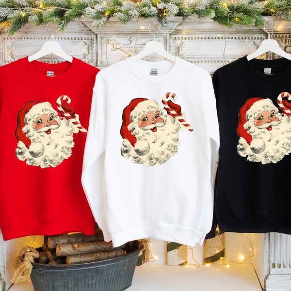 Santa Claus Sweater - Etsy
