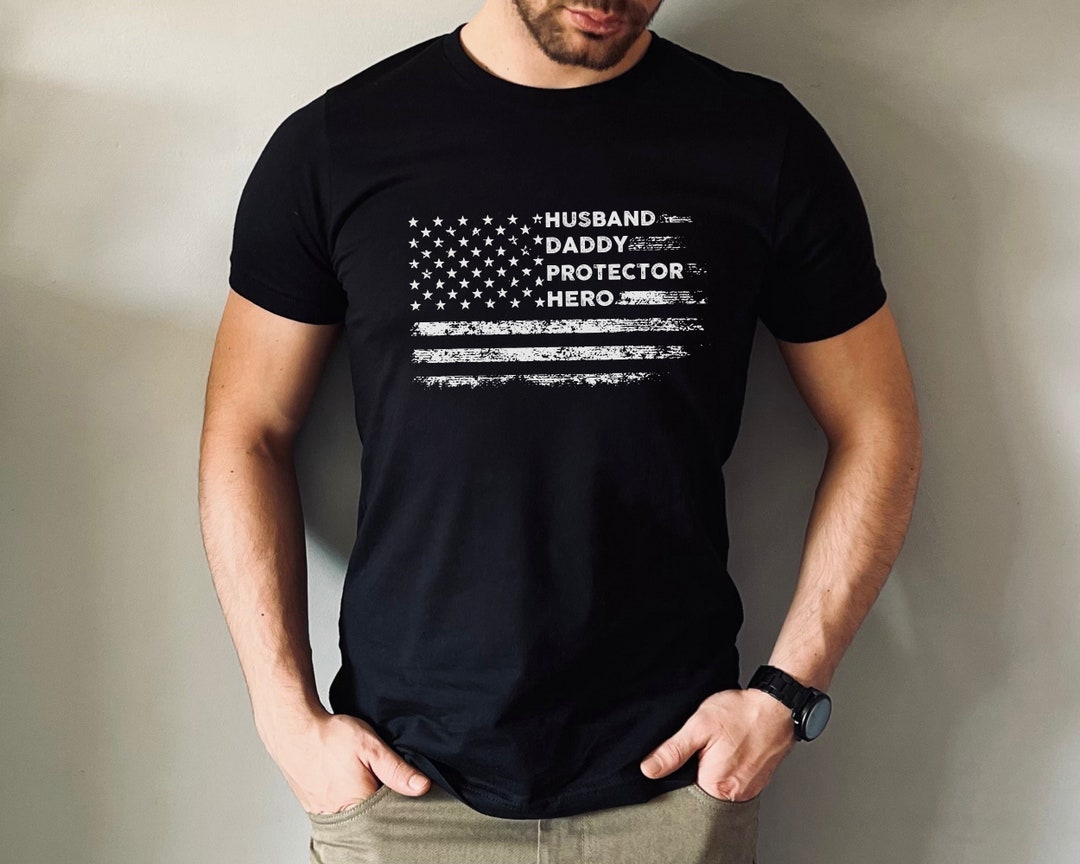 Dad USA Flag Patriotic Shirt, Fathers Day Shirt, Gift for Father Shirt ...