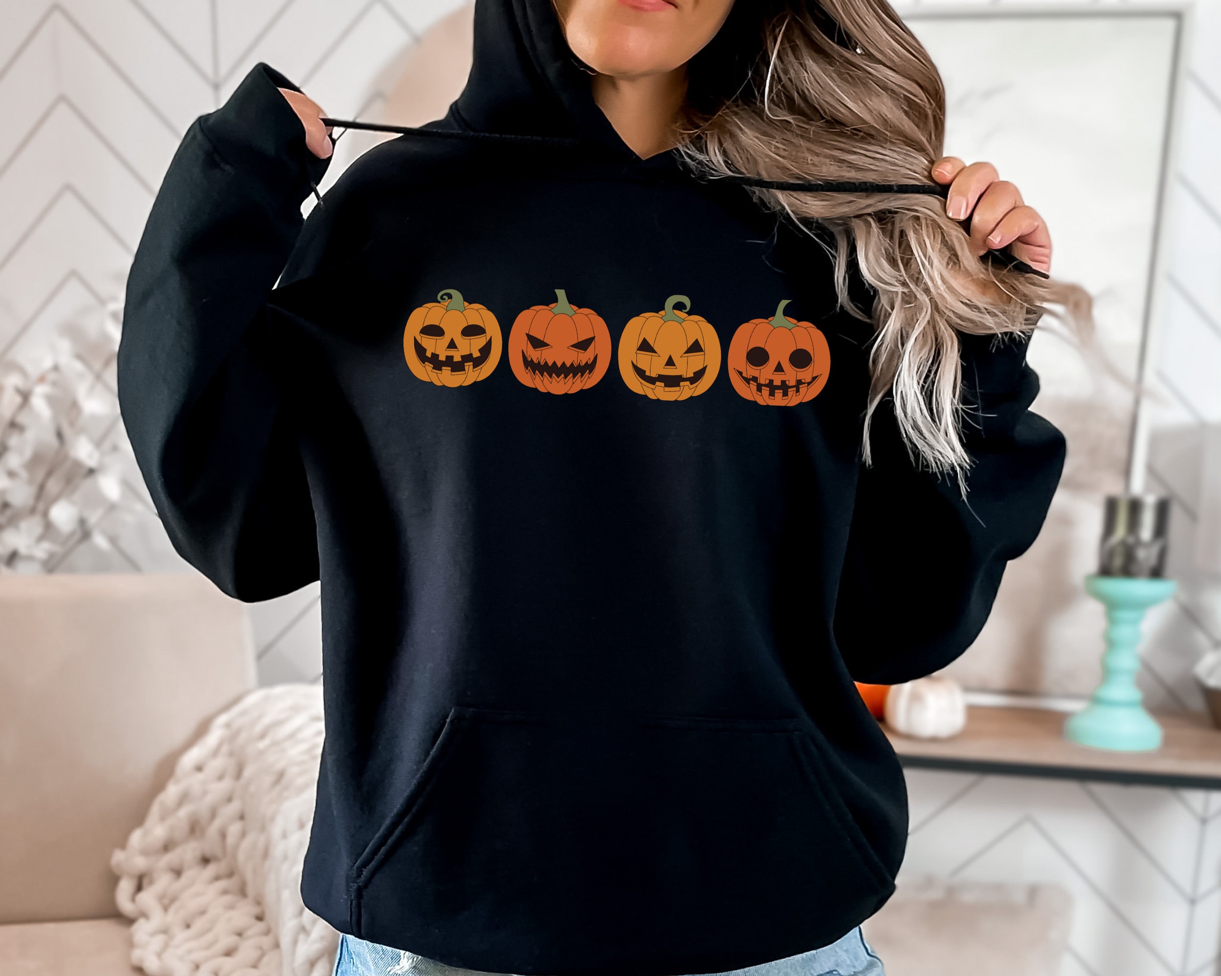 Pumpkin Sweatshirt Pumpkin Sweater Jack O Lantern - Etsy