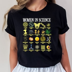 Women in Science T-shirt, Science Shirt, Phd Gift Shirt, Women in STEM ...