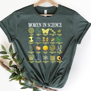 Women in Science T-shirt, Science Shirt, Phd Gift Shirt, Women in STEM ...