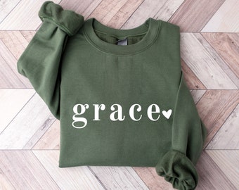 Grace Wins UNISEX SWEATER Religious Sweatshirt Christian - Etsy