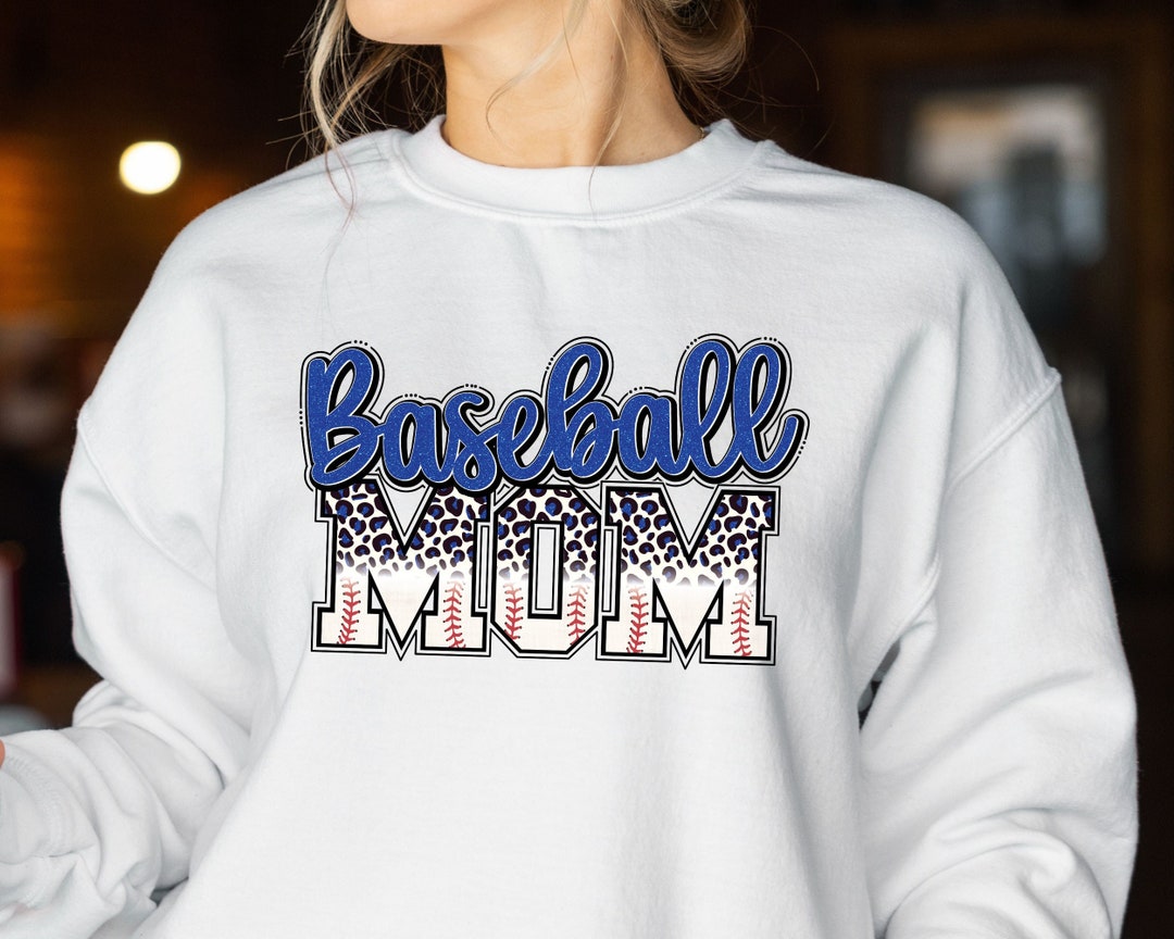 Baseball Mom Sweatshirt, Baseball Ball Mom, Baseball Hoodie, Baseball ...