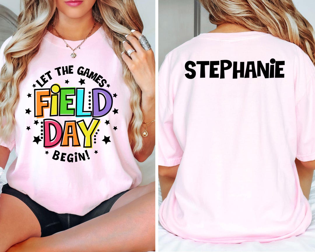 Custom Field Day Shirt, School Game Day Tee, Teacher Gift - Etsy