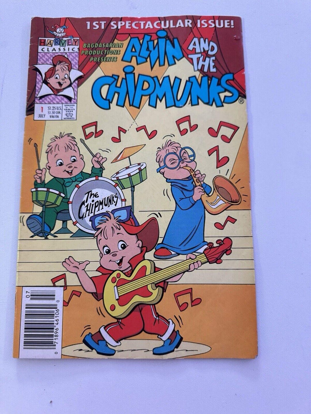 Alvin and the Chipmunks 1 Harvey Comics 1992 Cartoon Based Book - Etsy