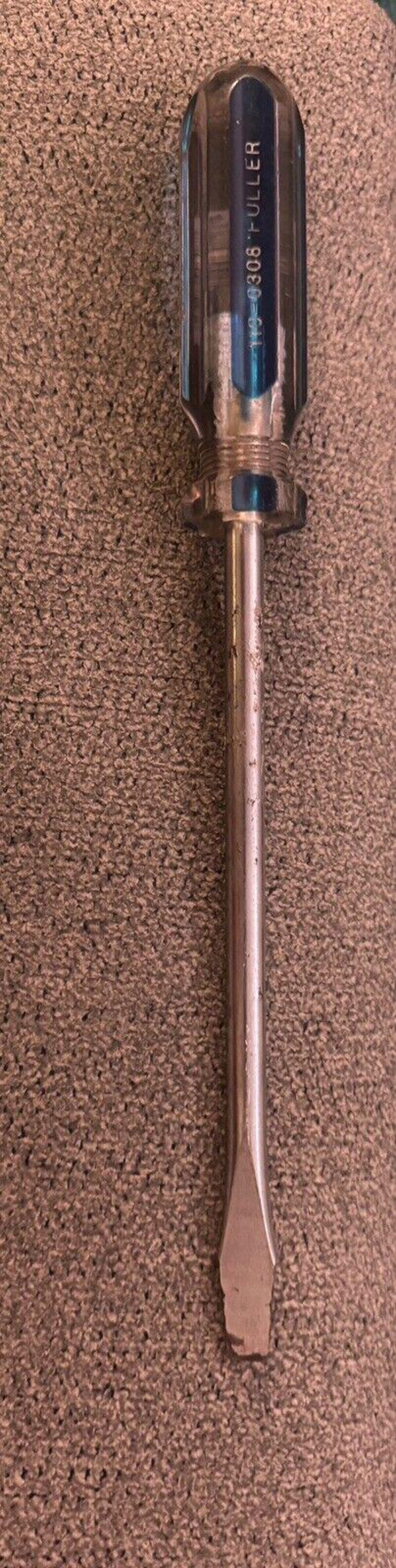 Vintage Fuller 3/8 X 8” Flathead Screwdriver – Chrome Vanadium – Made ...