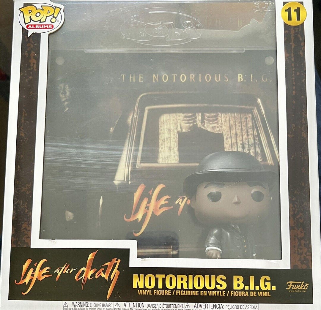 Funko Pop! Albums: Notorious B.i.g.life After Death/hard Shell Case ...