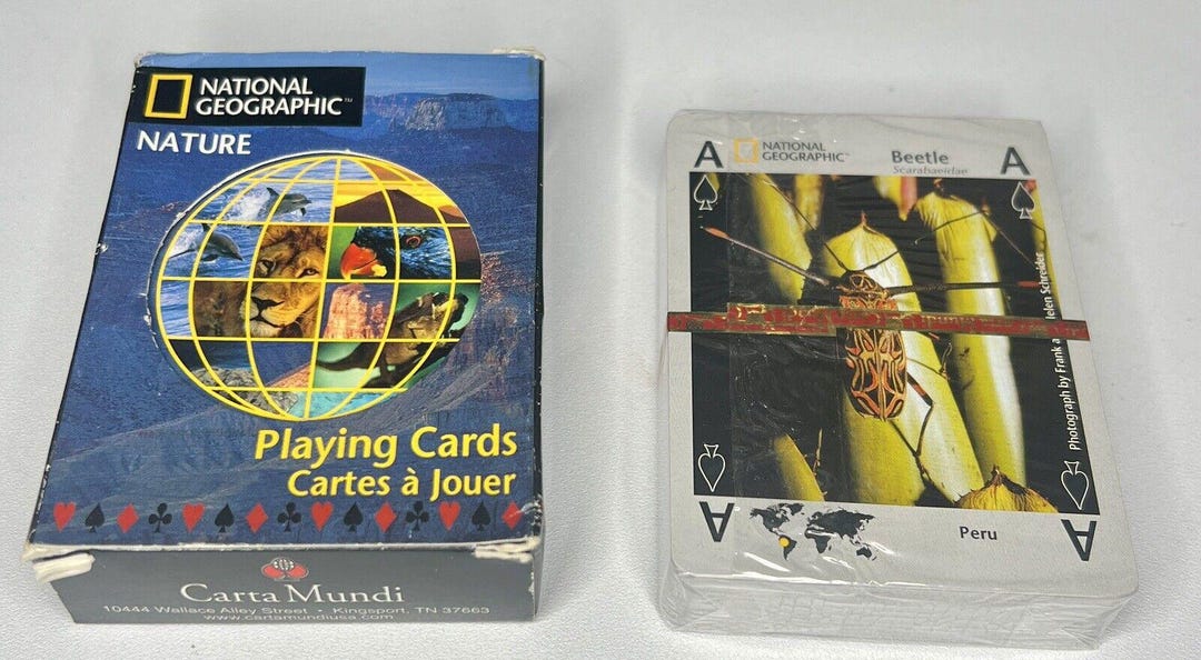National Geographic Playing Cards Expedition 2006 - Etsy