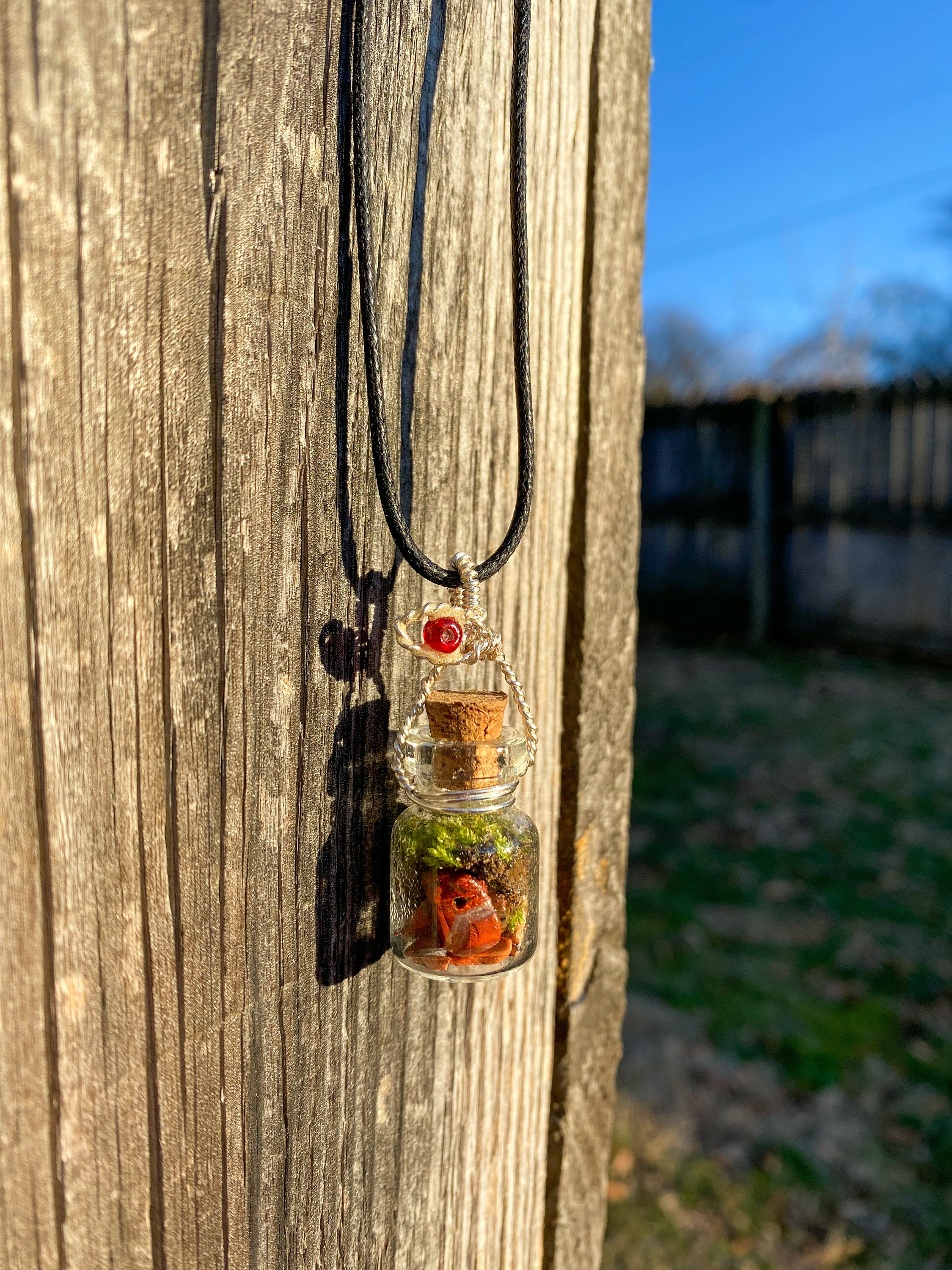 Crystal Terrarium Necklaces - Etsy