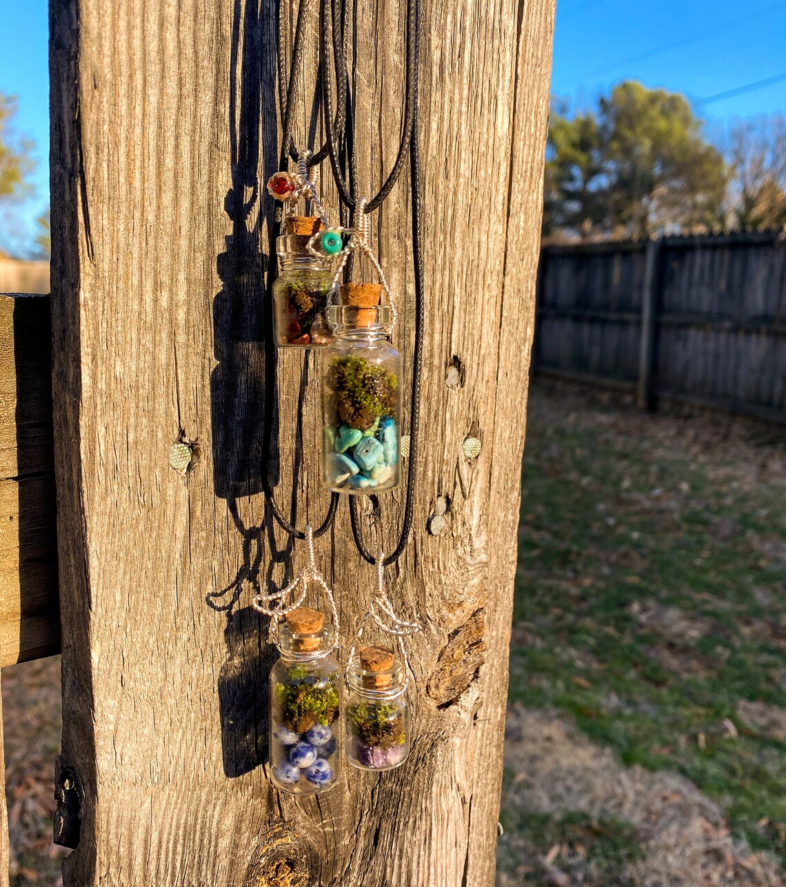 Crystal Terrarium Necklaces - Etsy
