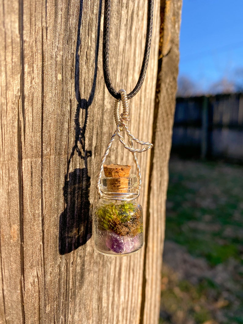 Crystal Terrarium Necklaces - Etsy