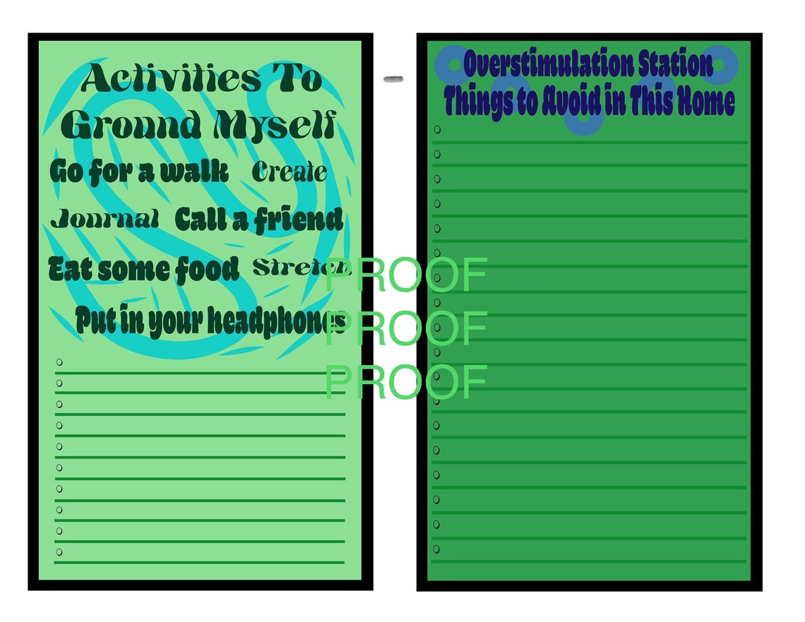 Helpful Printouts for Around the House - Etsy