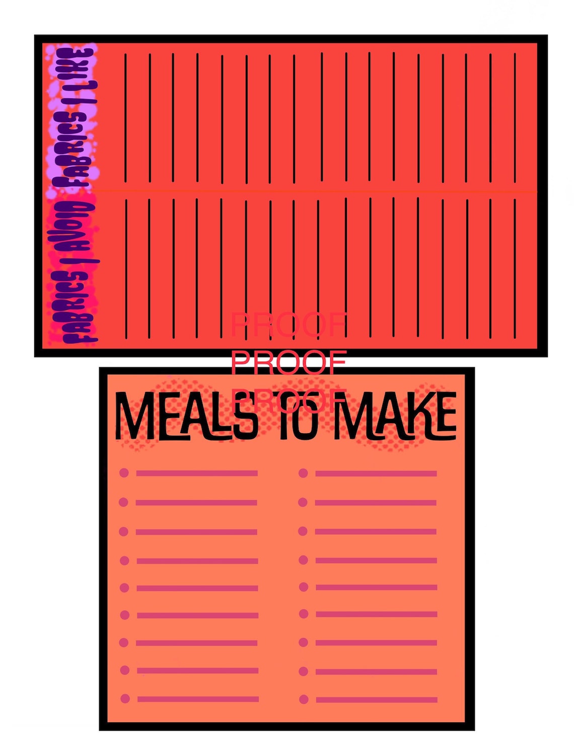 Helpful Printouts for Around the House - Etsy
