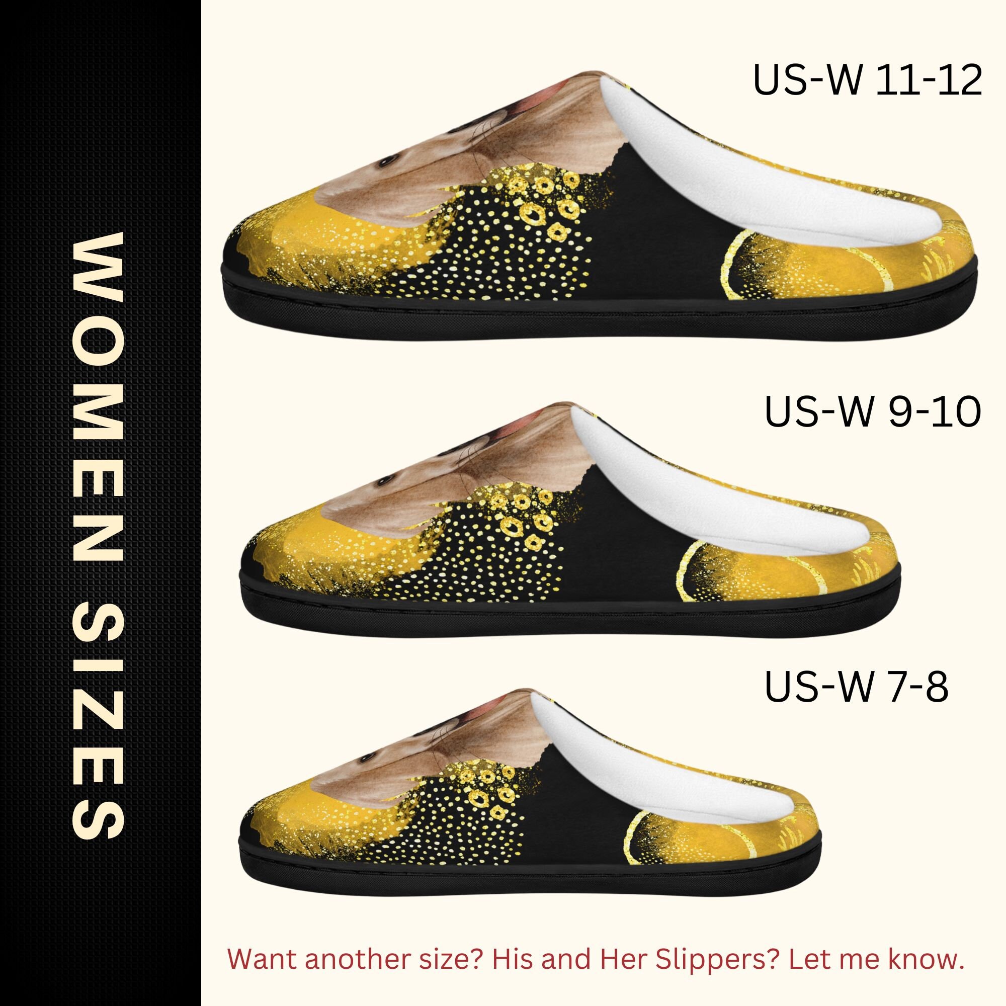 Custom Cute Golden Retriever Slippers sold by Charlatan Change ...