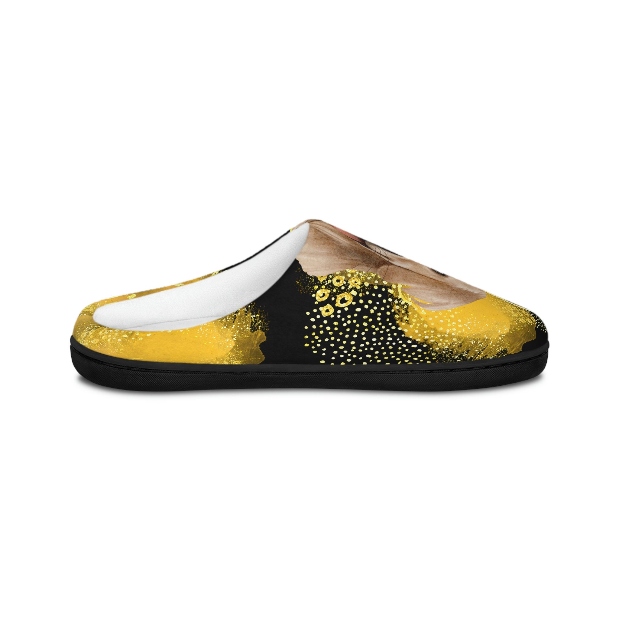 Custom Cute Golden Retriever Slippers, Women Slippers, Golden Retriever ...