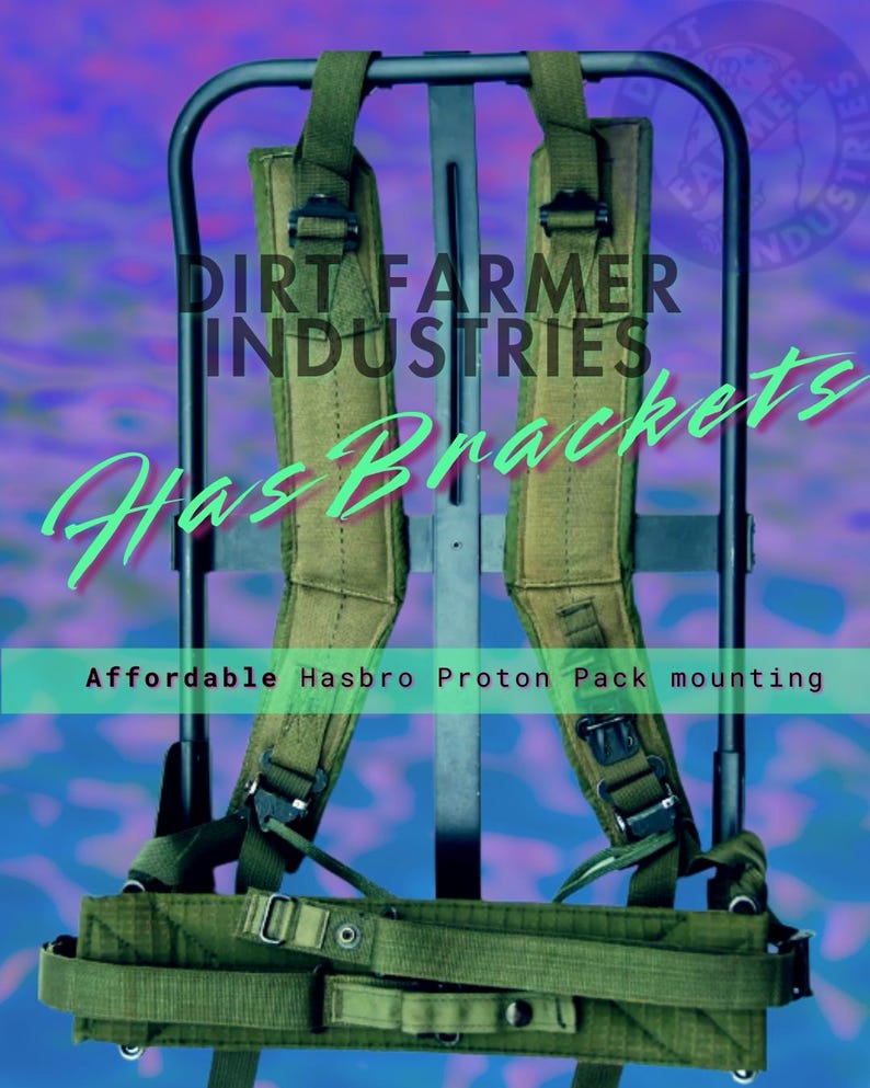 Hasbrackets | Hasbro Proton Pack ALICE Frame Mounting Brackets | LC-1 ...