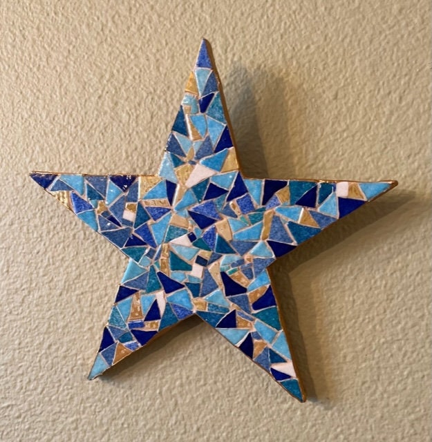 Wall Mounted Mosaics Star - Etsy