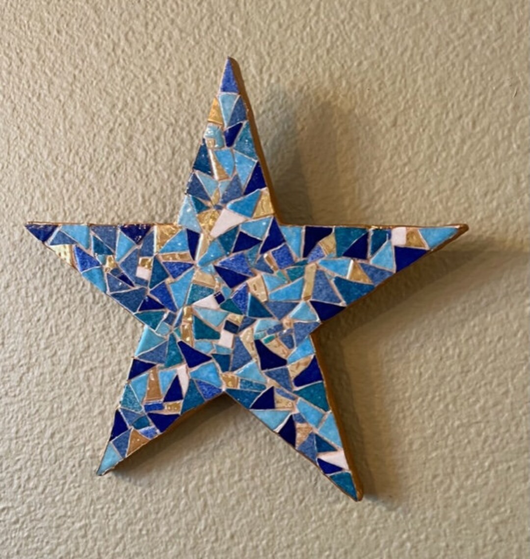 Wall Mounted Mosaics Star - Etsy
