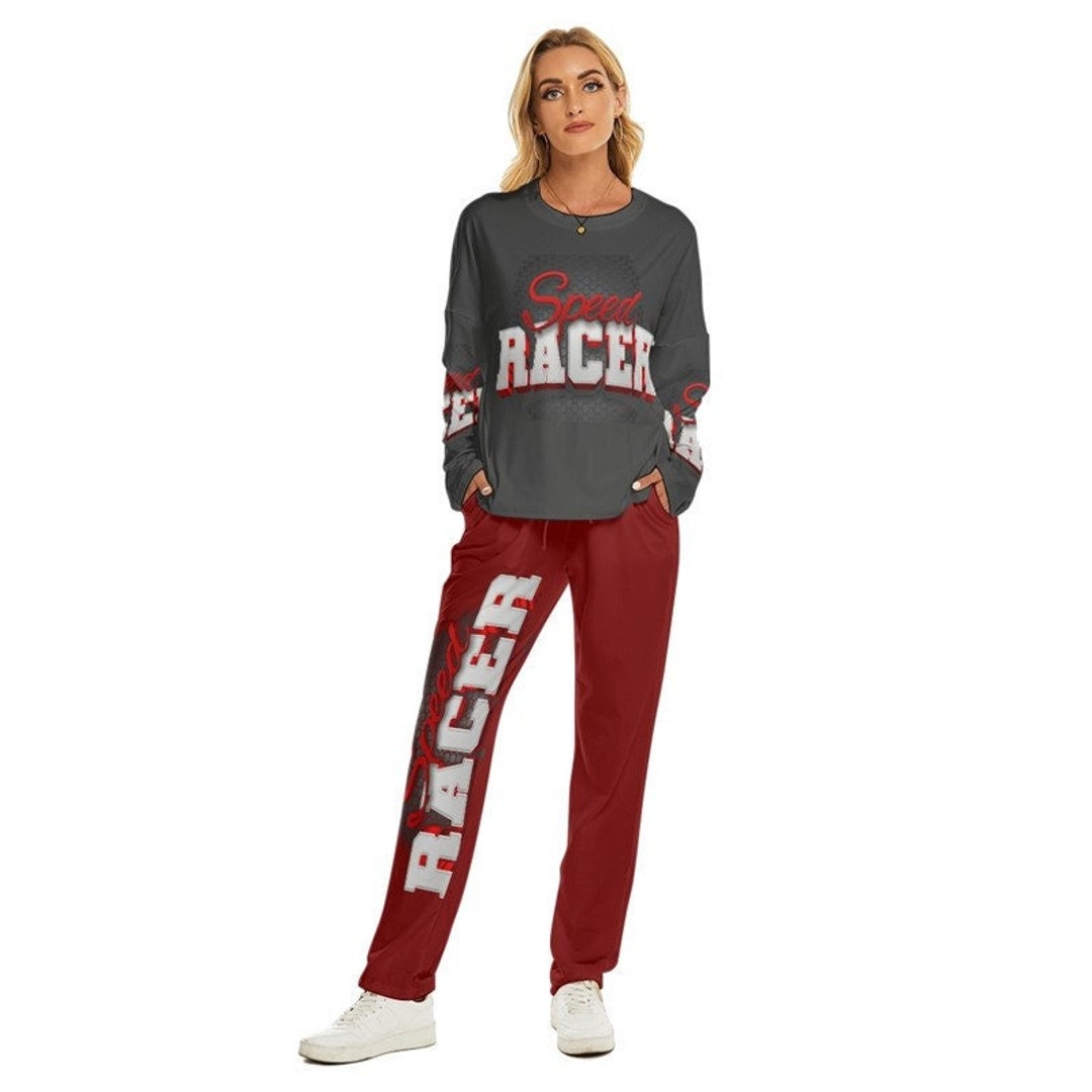 Unisex Pjs Set/racer / Race Track / Sports/bike Rider Sleepwear/bike ...