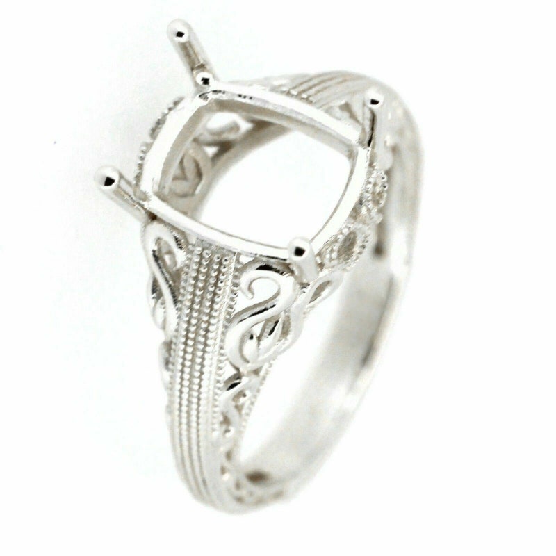 Silver Ring Settings - Etsy