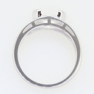 Sterling Silver Semi Mount Ring Setting Oval OV 9x7mm Bezel Set - Etsy