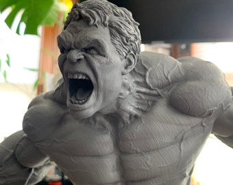 1:10 Scale Incredible Hulk Hand Painted Statue 9 Tall - Etsy