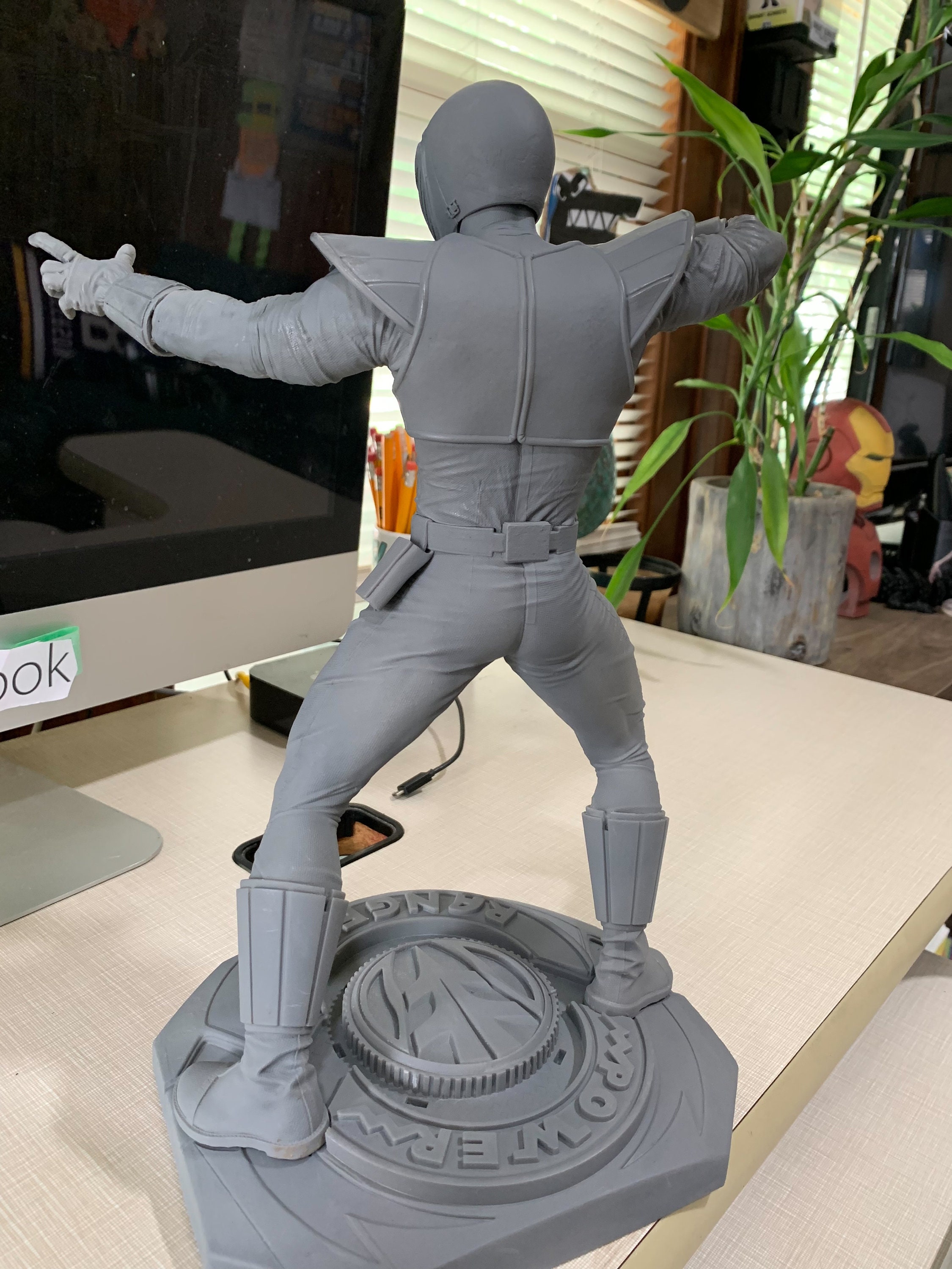 Power Rangers White Ranger Statue - Etsy