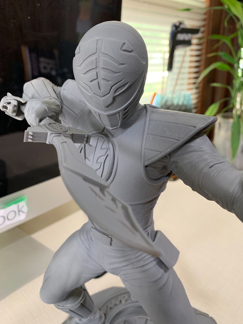 Power Rangers White Ranger Statue - Etsy