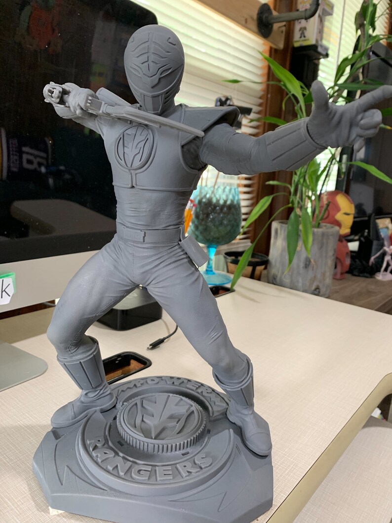 Power Rangers White Ranger Statue - Etsy