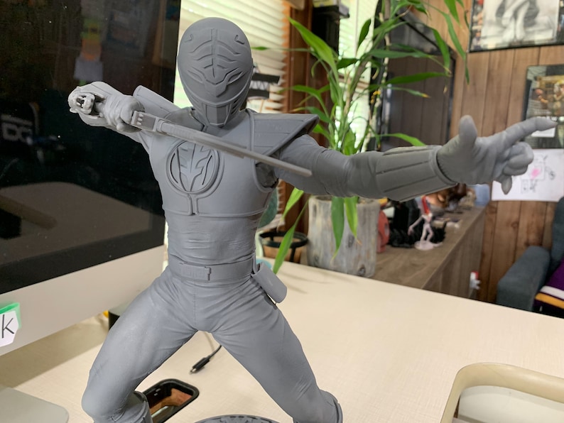 Power Rangers White Ranger Statue - Etsy