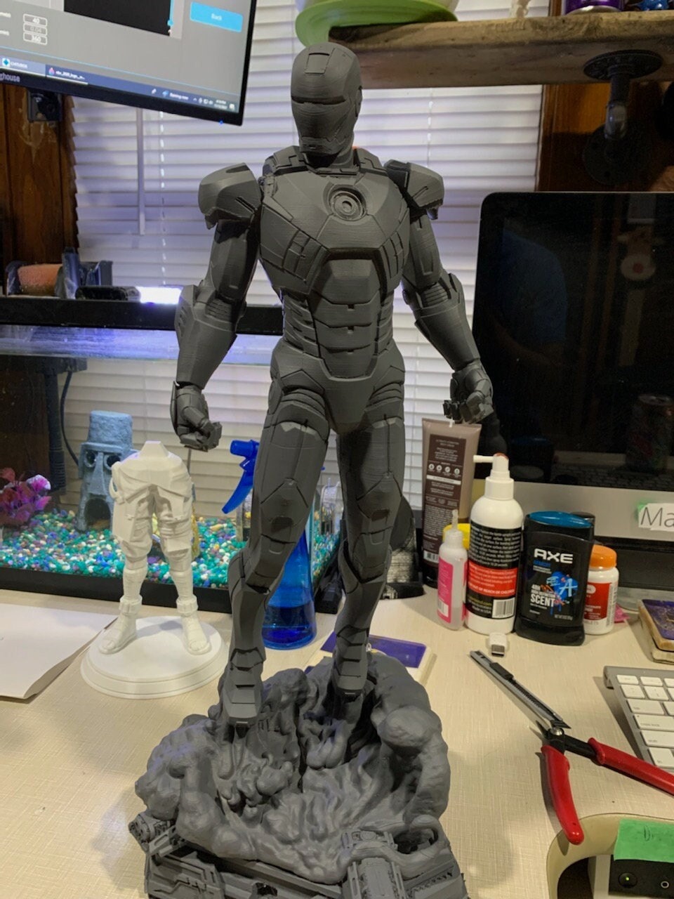 Iron Man Statue - Etsy