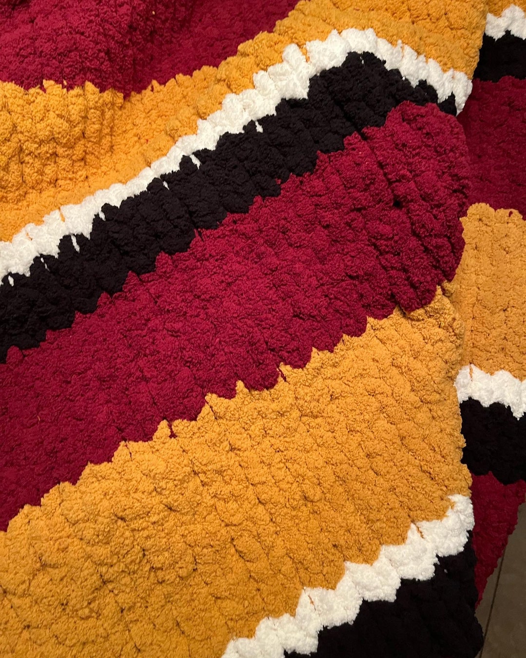 UF, FSU, Jag Chunky Knit Blanket - Etsy