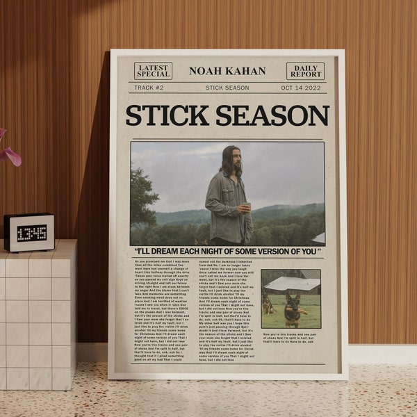 Noah Kahan Music Art - Etsy