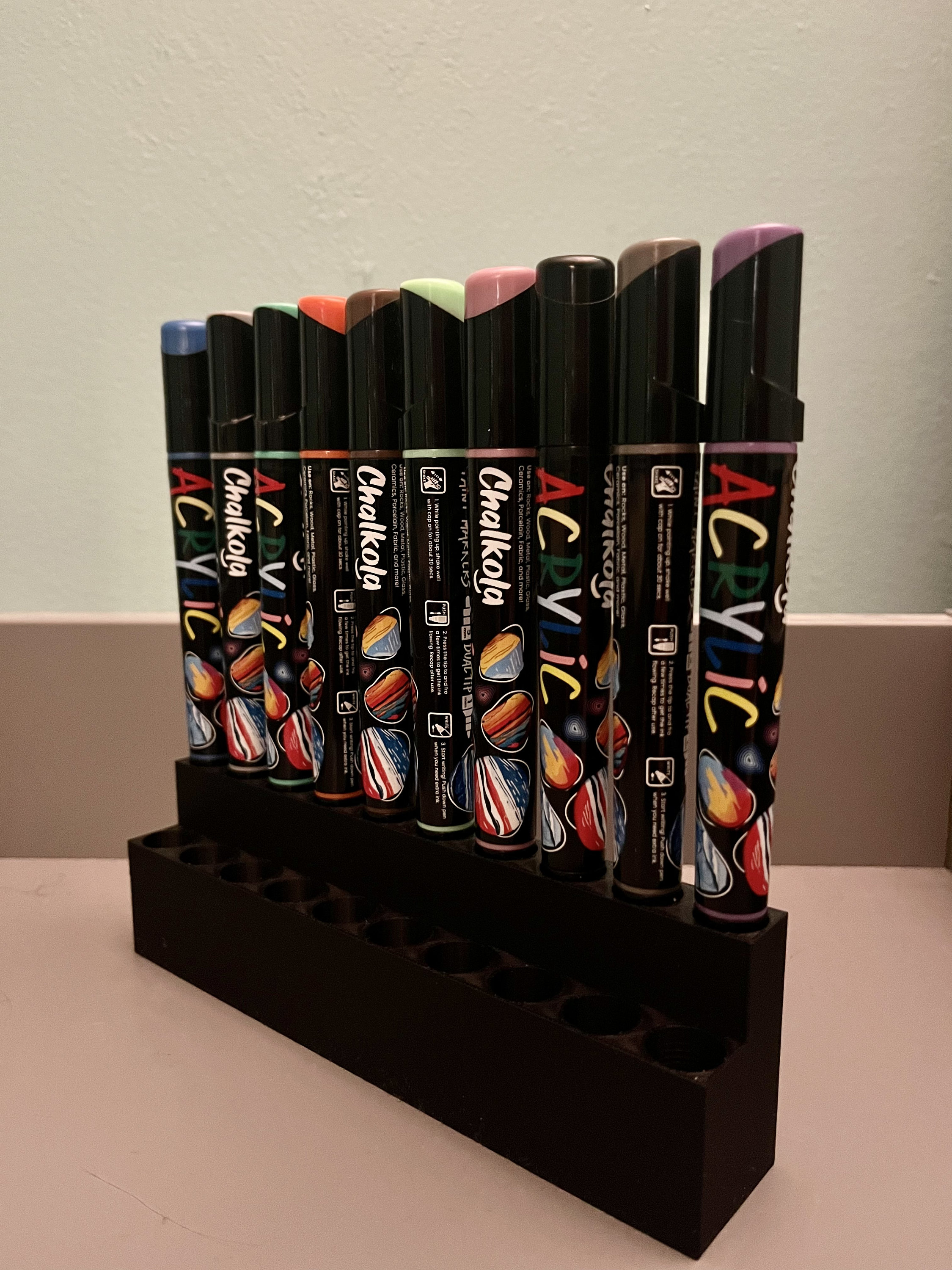 3d Printed Custom Marker Stand for Artists and Kids Gag Gift for ...