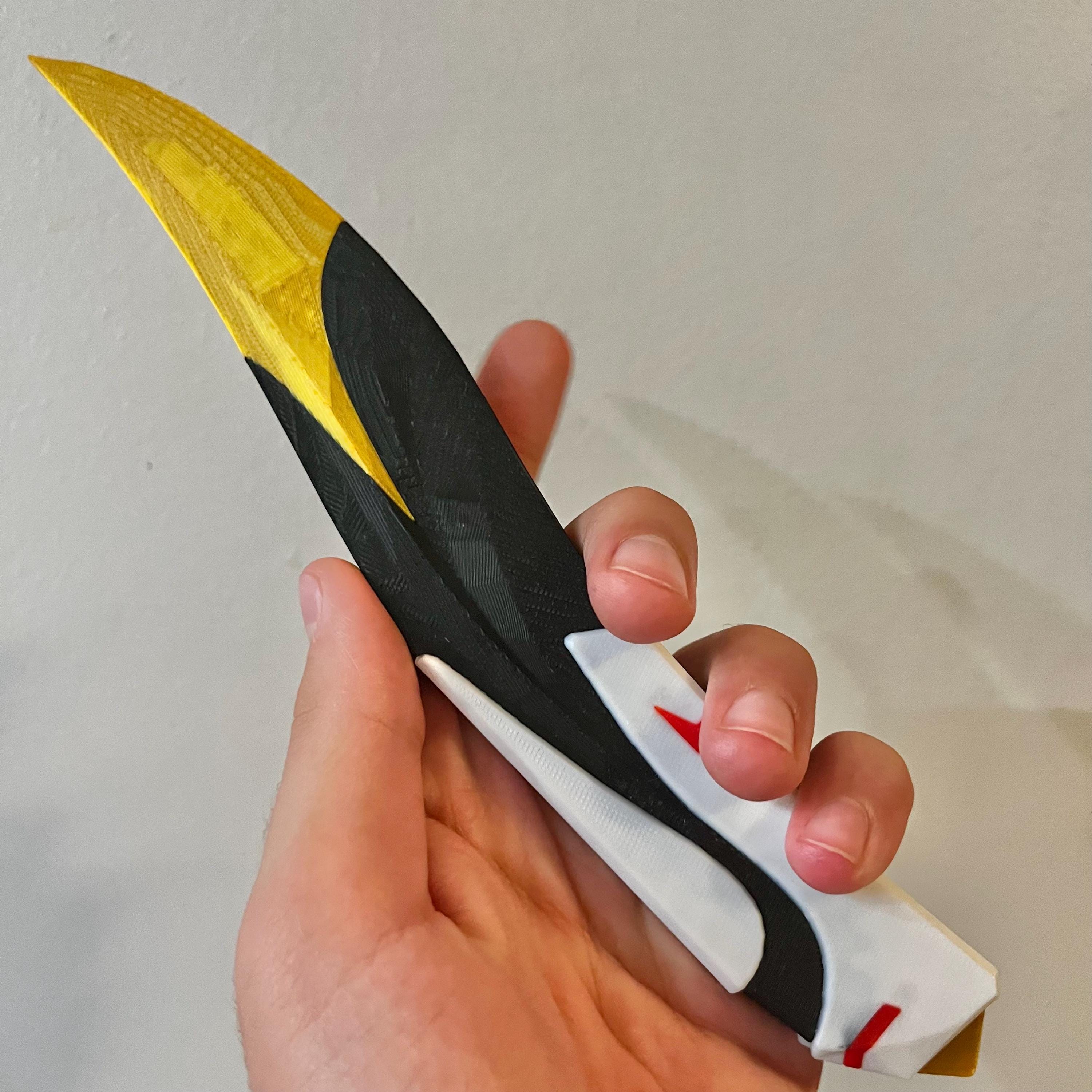 3d Printed Valorant Tilde Knife - Valorant Fans - Gamers - Props ...