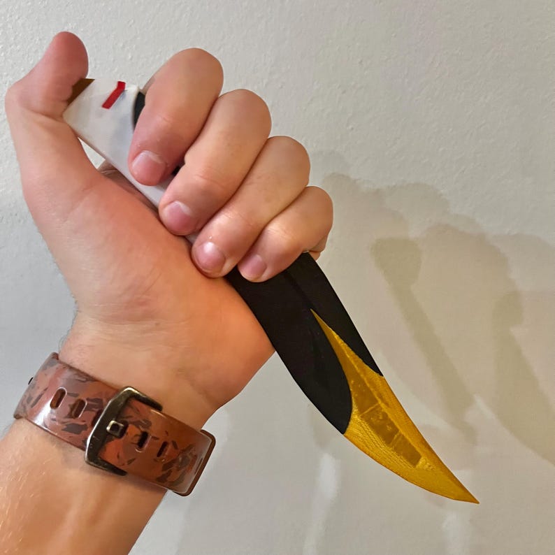 3d Printed Valorant Tilde Knife - Valorant Fans - Gamers - Props ...