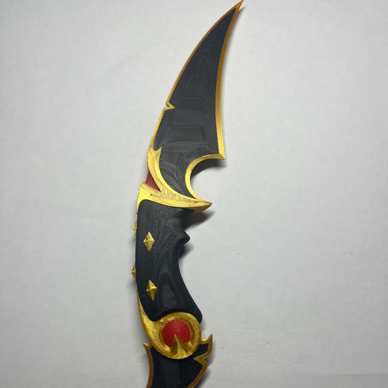 3d Printed Valorant Ruin Dagger Valorant Fans for Him Gamers Prop ...