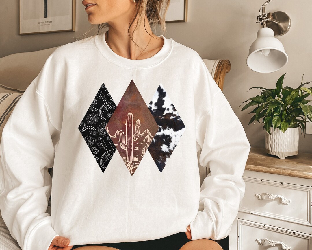 Country Sweatshirt, Western Crewneck, Cowgirl Sweatshirt, Cowboy ...