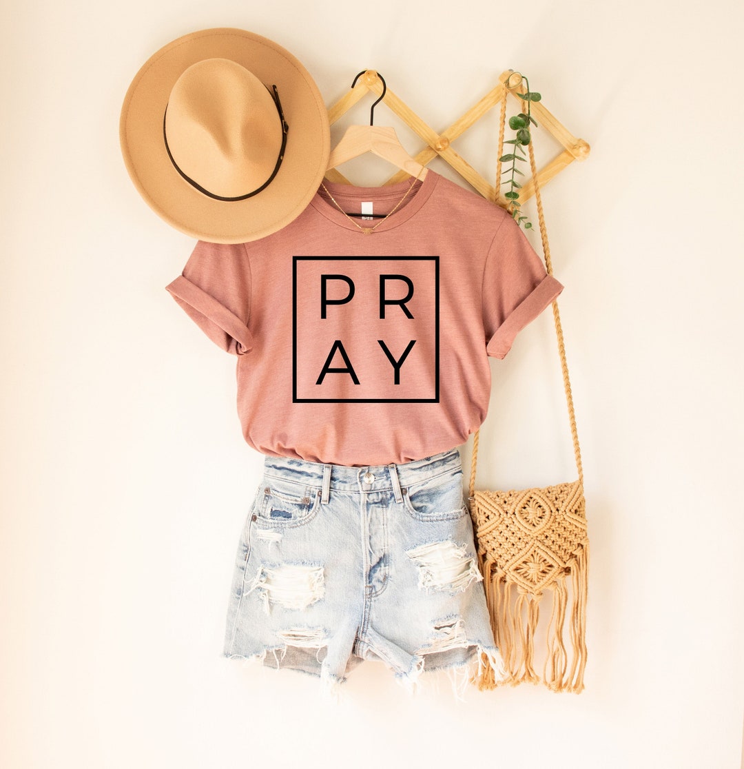 Pray Shirt, Slay Pray Shirt, Christian Women Shirts, Christian Pray ...