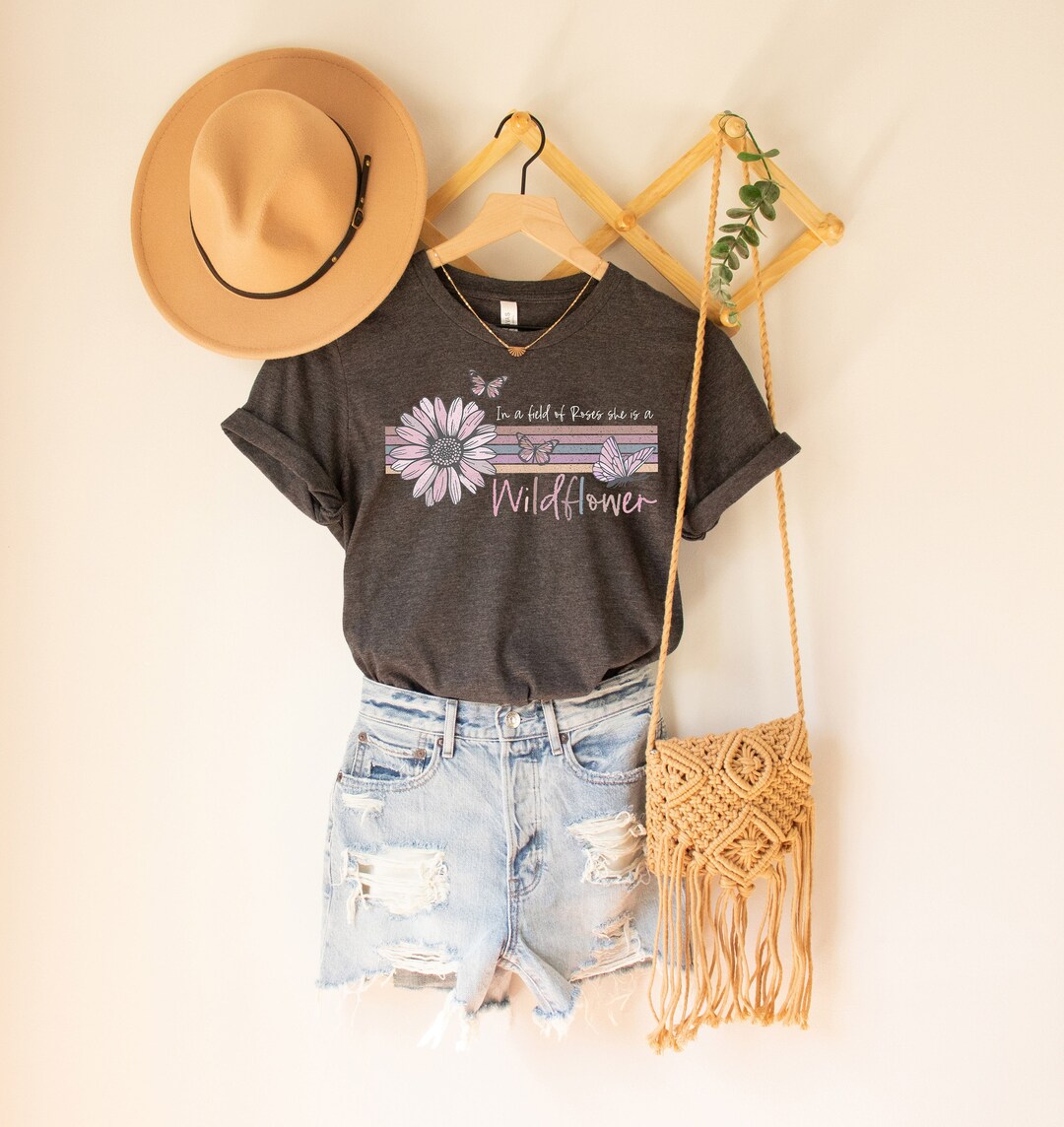 Wild Flower Shirt for Women, Florist Shirt Gift, Floral Shirts ...